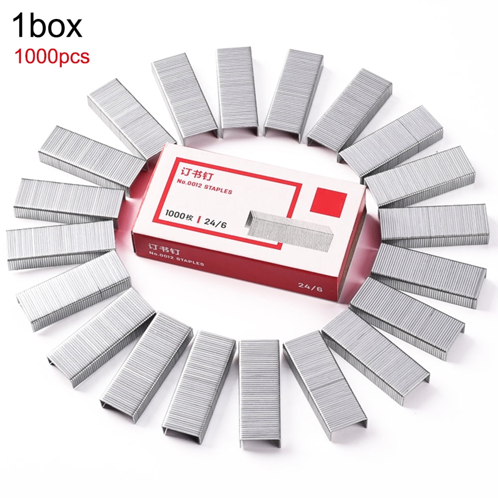 24/6 1/4 inch length 1000 Staples Sharp Chisel Point Design for ...