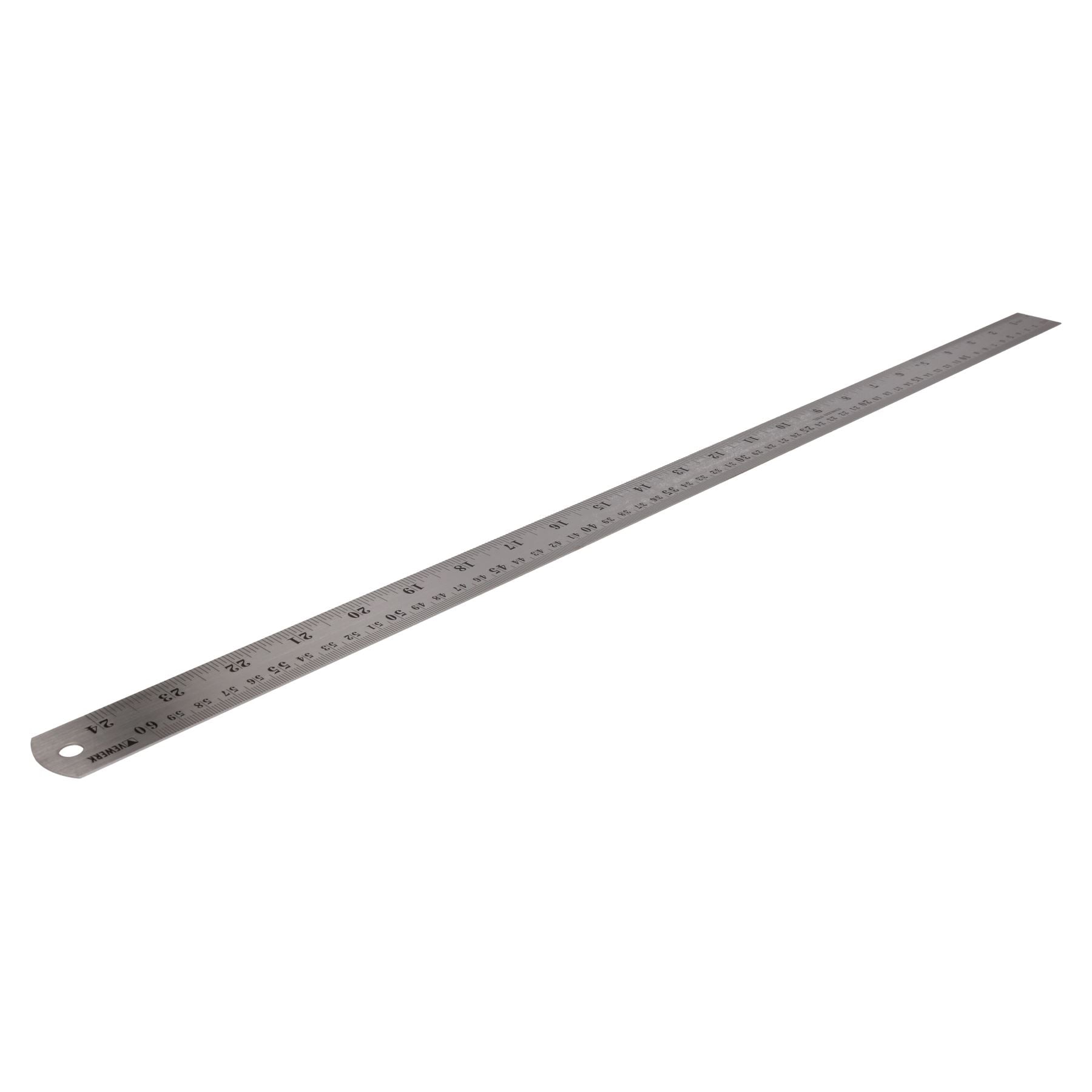 24" / 600mm Stainless Steel Ruler Imperial Metric Markings Measuring ...