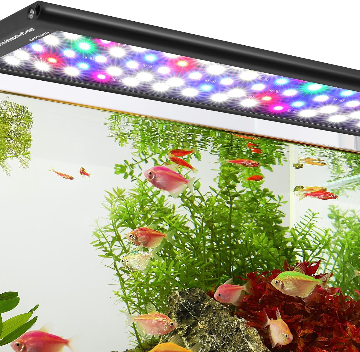24/7 LED Aquarium Light for Plants and Fish Tank - Full Spectrum, Waterproof, Adjustable ...
