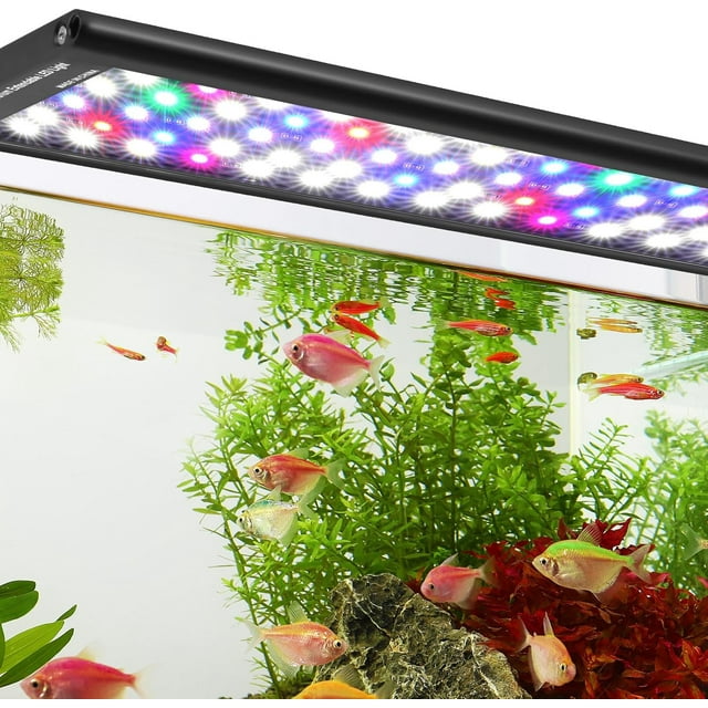 24/7 LED Aquarium Light for Plants and Fish Tank - Full Spectrum ...