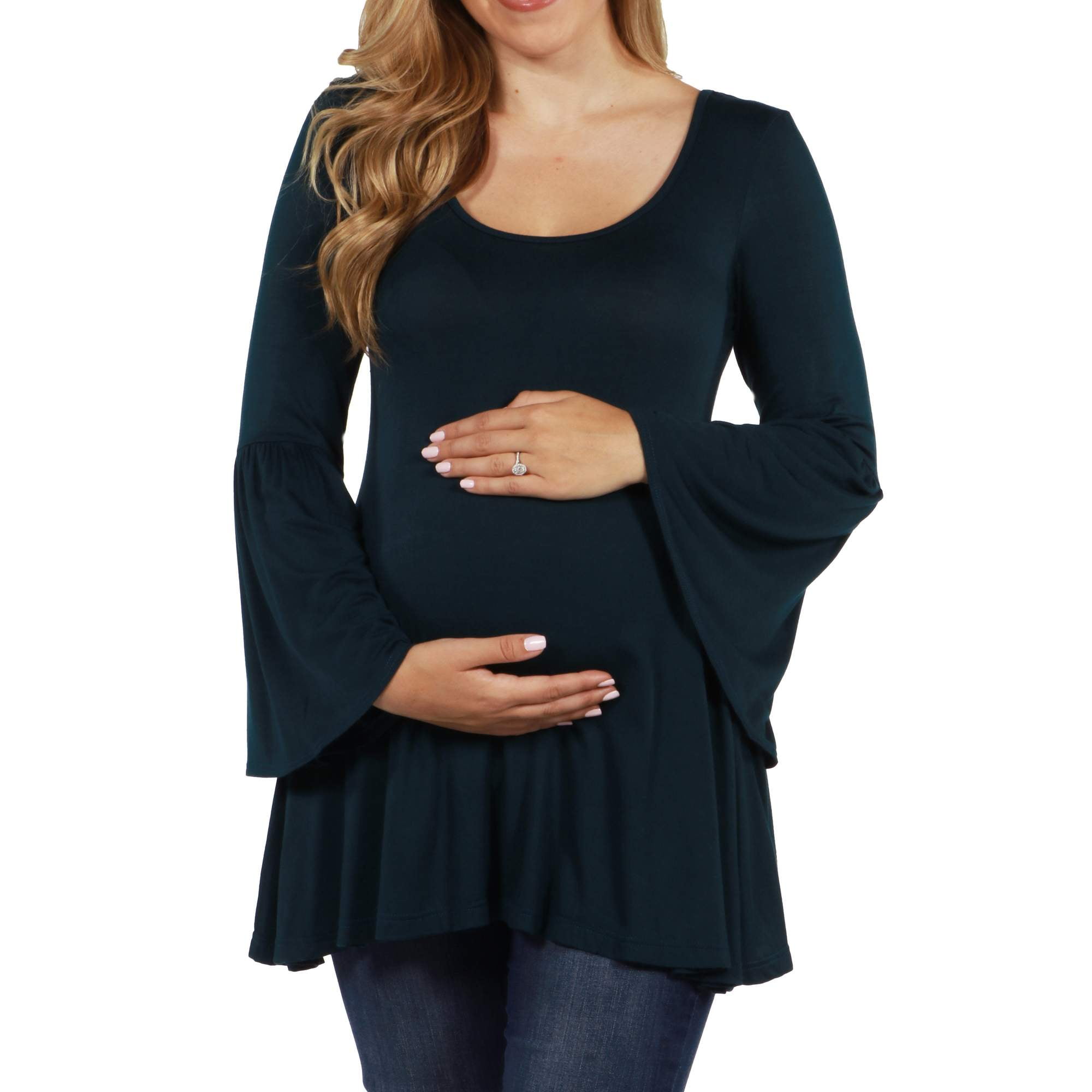 24/7 Maternity Del Mar Tunic Top -- Available in Plus Sizes - Walmart.com