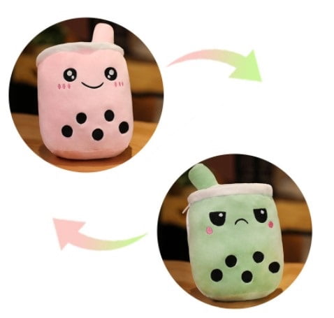 24/70CM Real-life Bubble Tea Plush Toy Boba Milk Tea Plushie Toy Soft ...