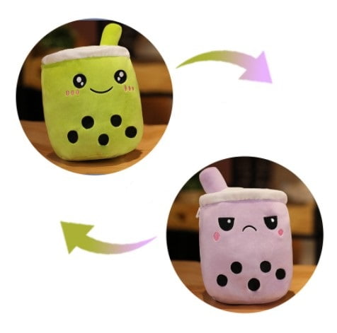 24/70CM Real-life Bubble Tea Plush Toy Boba Milk Tea Plushie Toy Soft ...