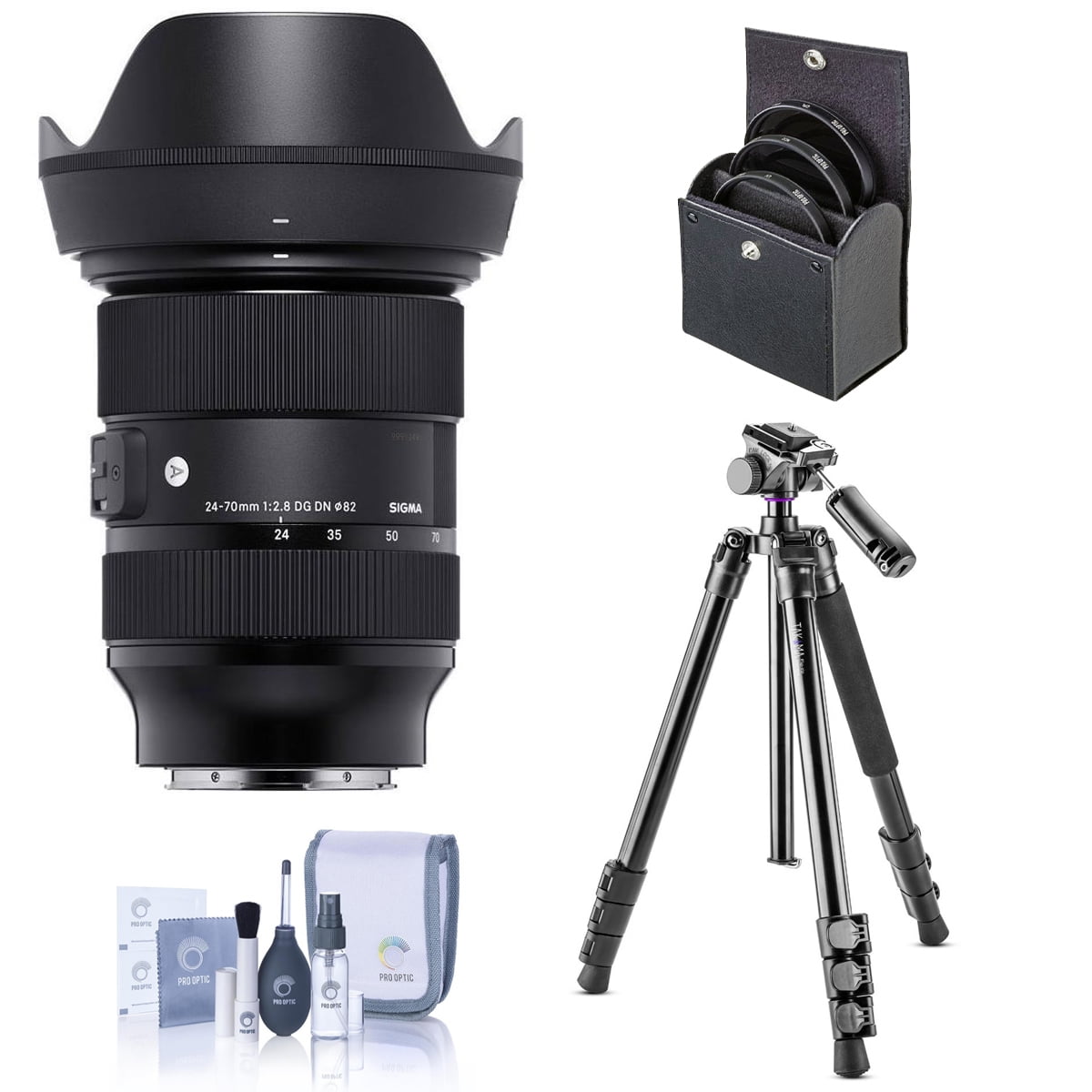 24-70mm F2.8 DG DN Art Lens for Leica L, Bundle with Vanguard Alta Pro ...