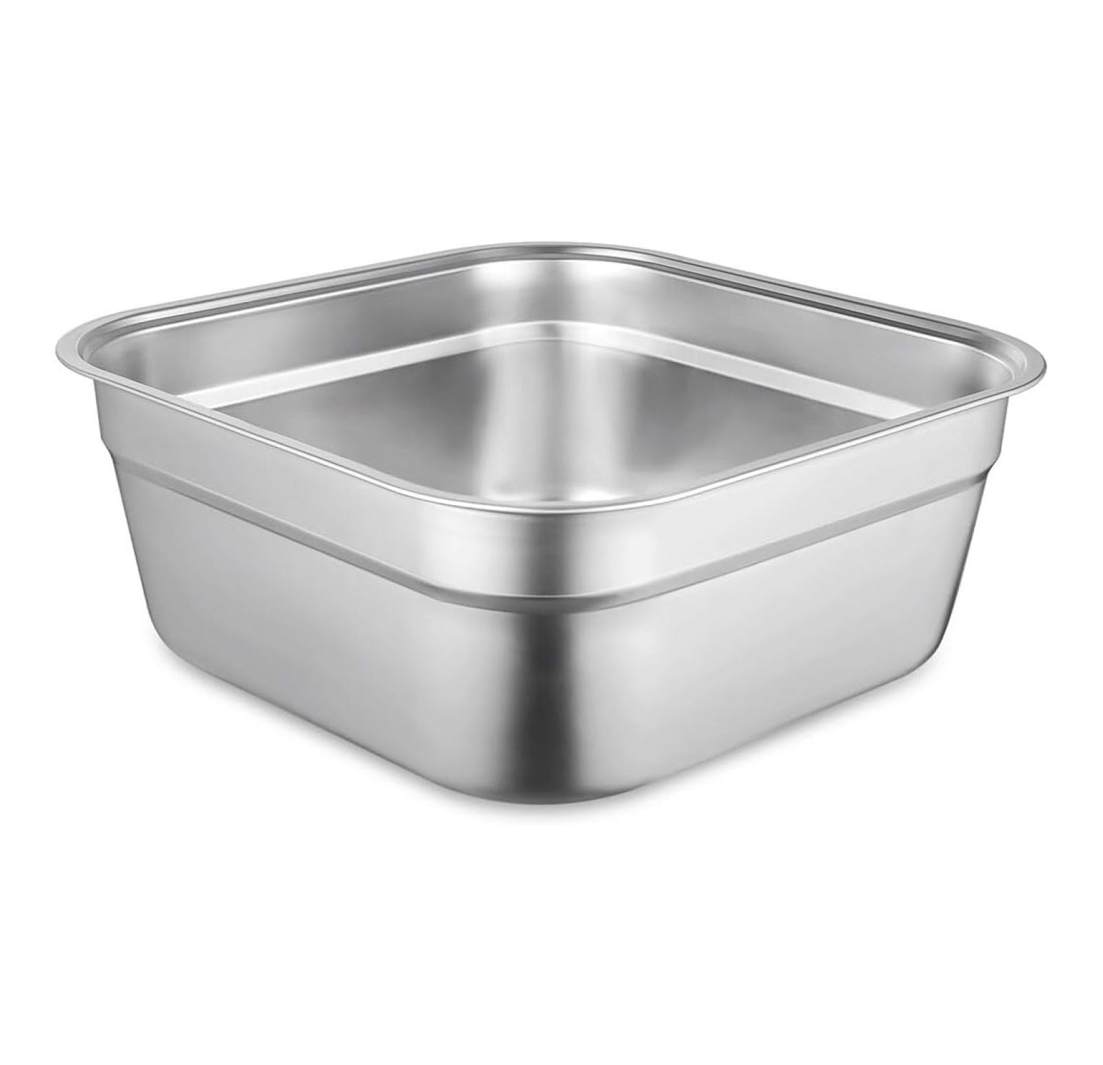 24.8CM Stainless Steel Washing Up Bowl, Multi-Purpose Dish Tub for Sink ...