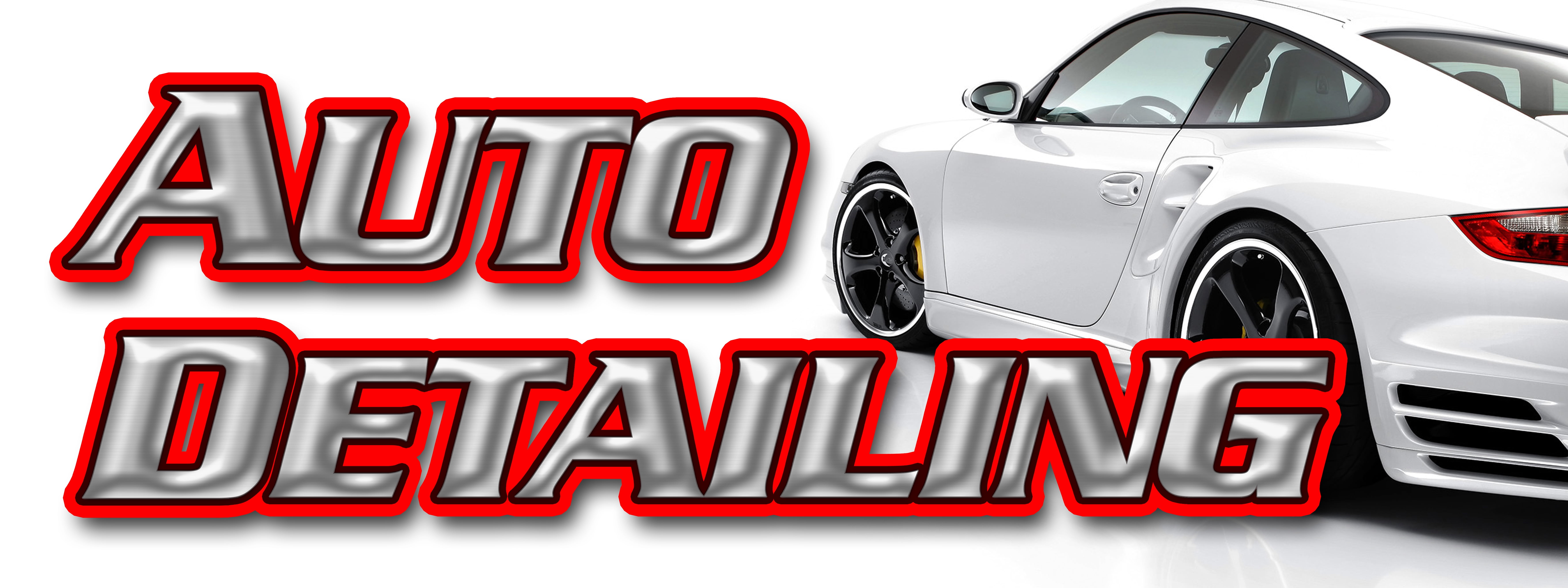24" AUTO DETAILING DECAL sticker car wash wax - Walmart.com