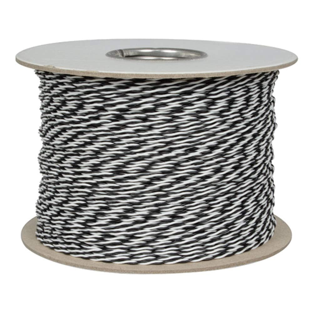 24 AWG Black/White Stranded Twisted Pair Hook-Up Wire 1000 Feet ...