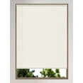 24" Alabaster Cordless Light Filtering Window Blinds, Horizontal Vinyl ...