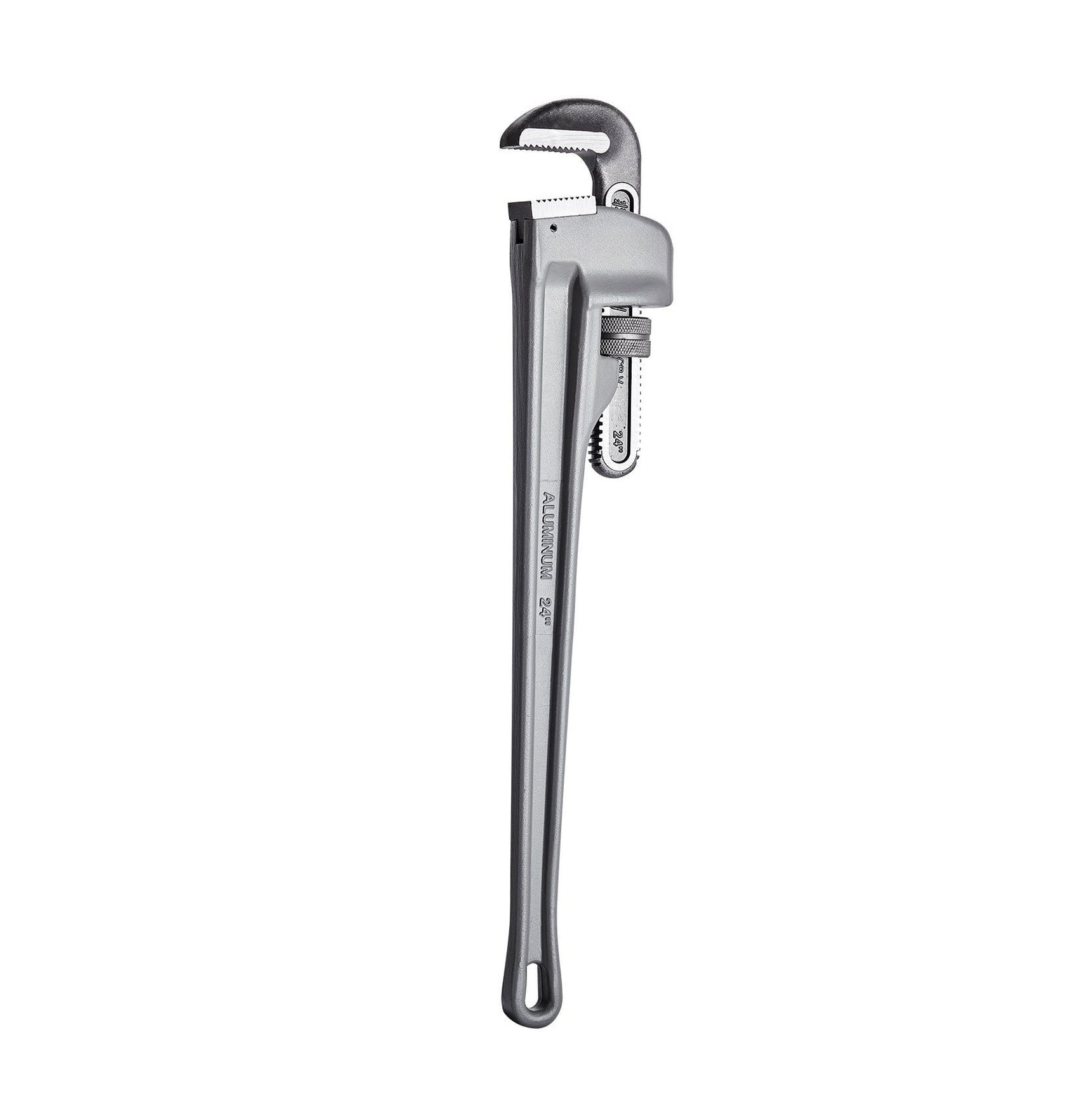 24" Aluminum Pipe Wrench, Straight Plumbing Wrench, Adjustable Heavy ...