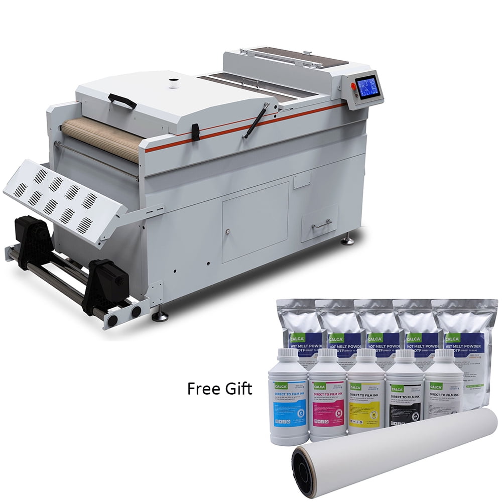 24" Automatic DTF Powder Shaker and Dryer with Vacuum Absorption Conveying Platform and Touch ...