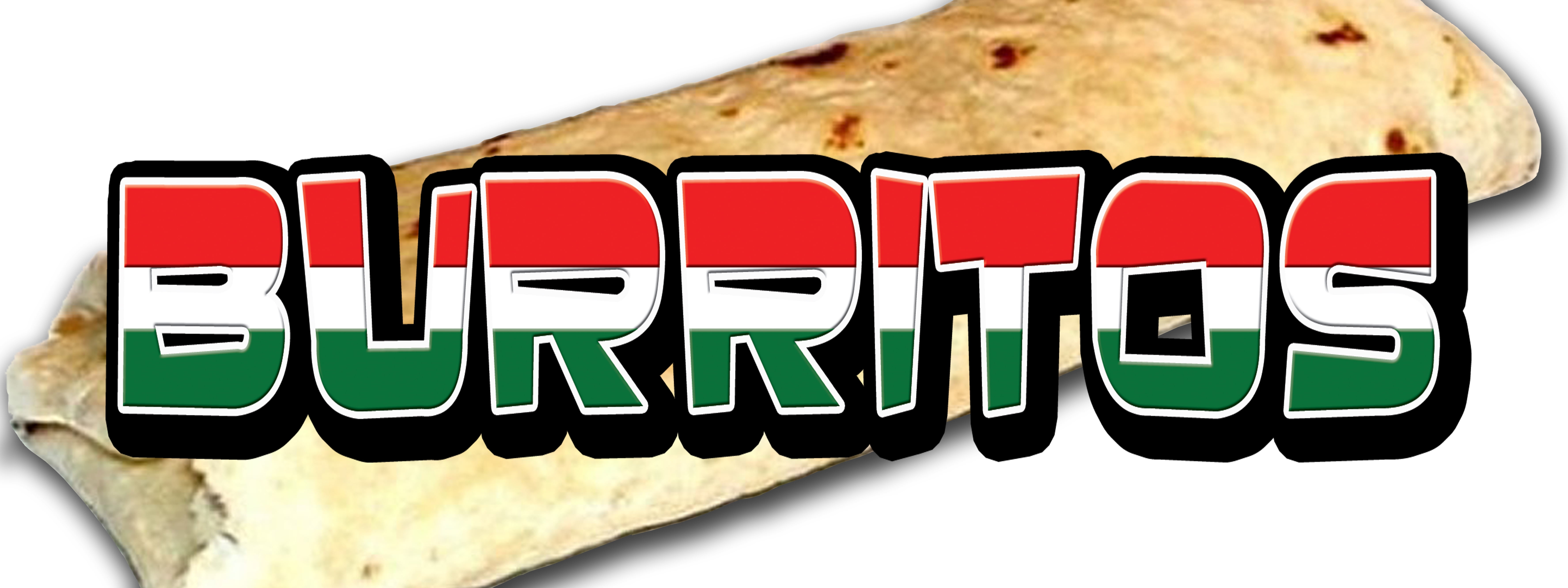 24" BURRITOS 1 DECAL sticker burrito taco tacos beef meat chicken pork ...
