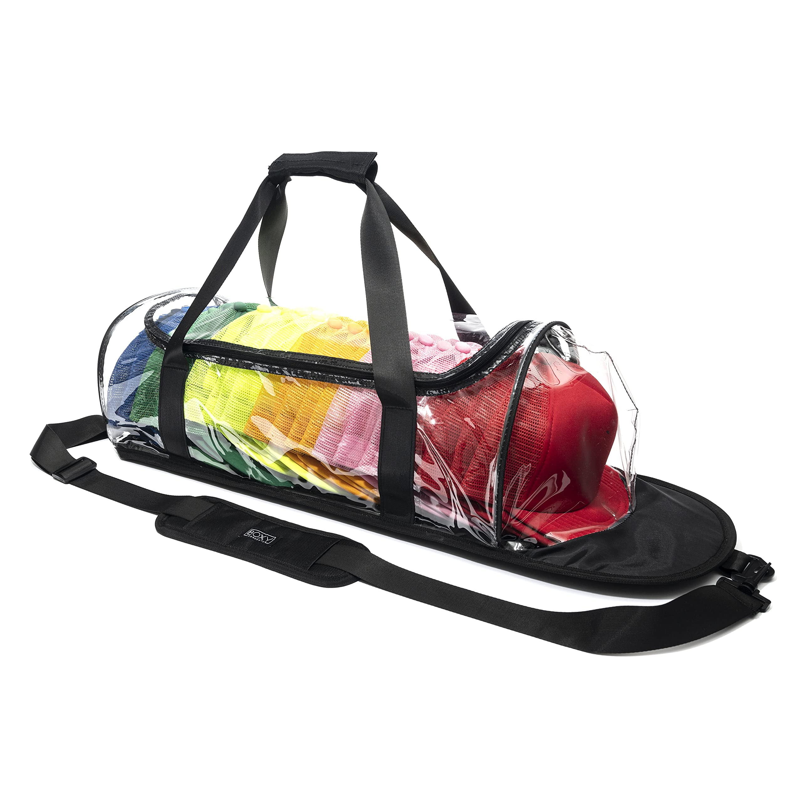 24 Baseball Caps Storage Bag, Dome Shaped Transparent Hat Organizer ...