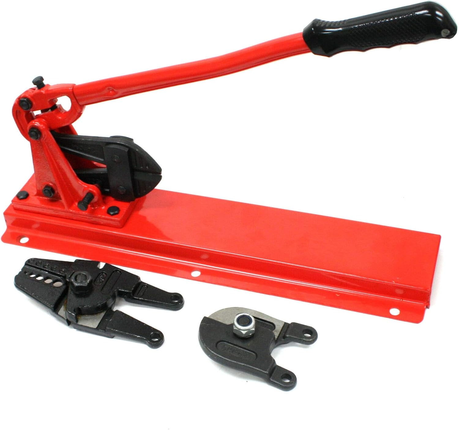 24" Bench Type Swaging Tool Set w/Crimper Cable Bolt Cutter Head ...