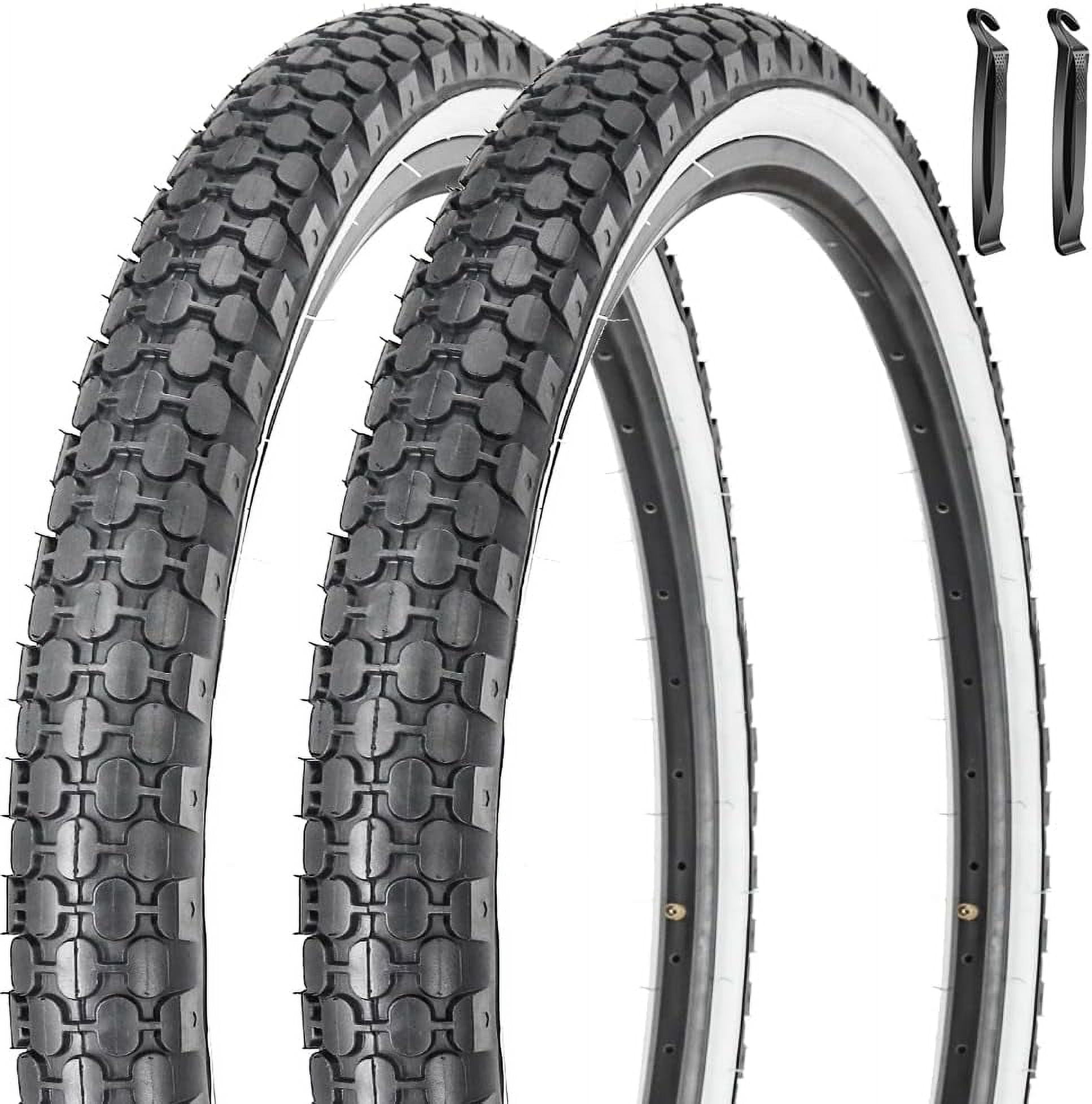 24" Bike Tire 24 x 2.125 Inch Folding Replacement Bicycle Tire for Beach Cruiser Bike - Walmart.com