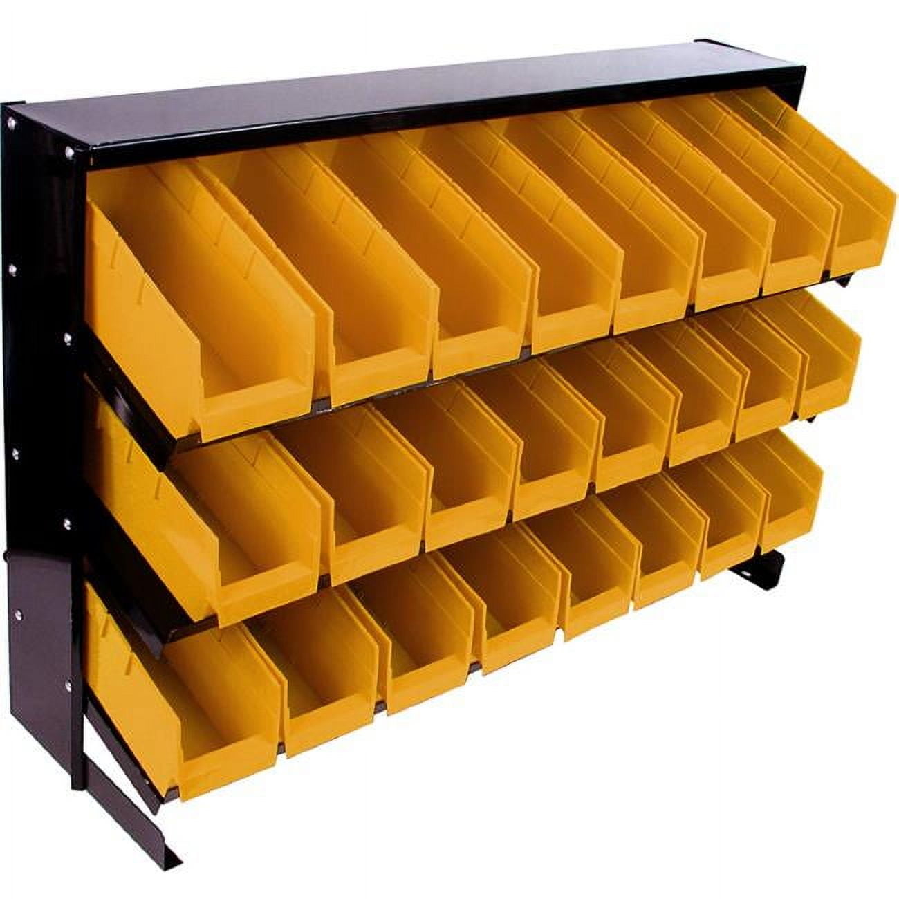 Stalwart 24 Bins Tool Storage Rack - Steel Construction Organizer ...