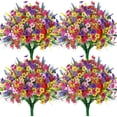 24 Bundles Fall Mums Artificial Flowers, UV Resistant Fake Plants for ...