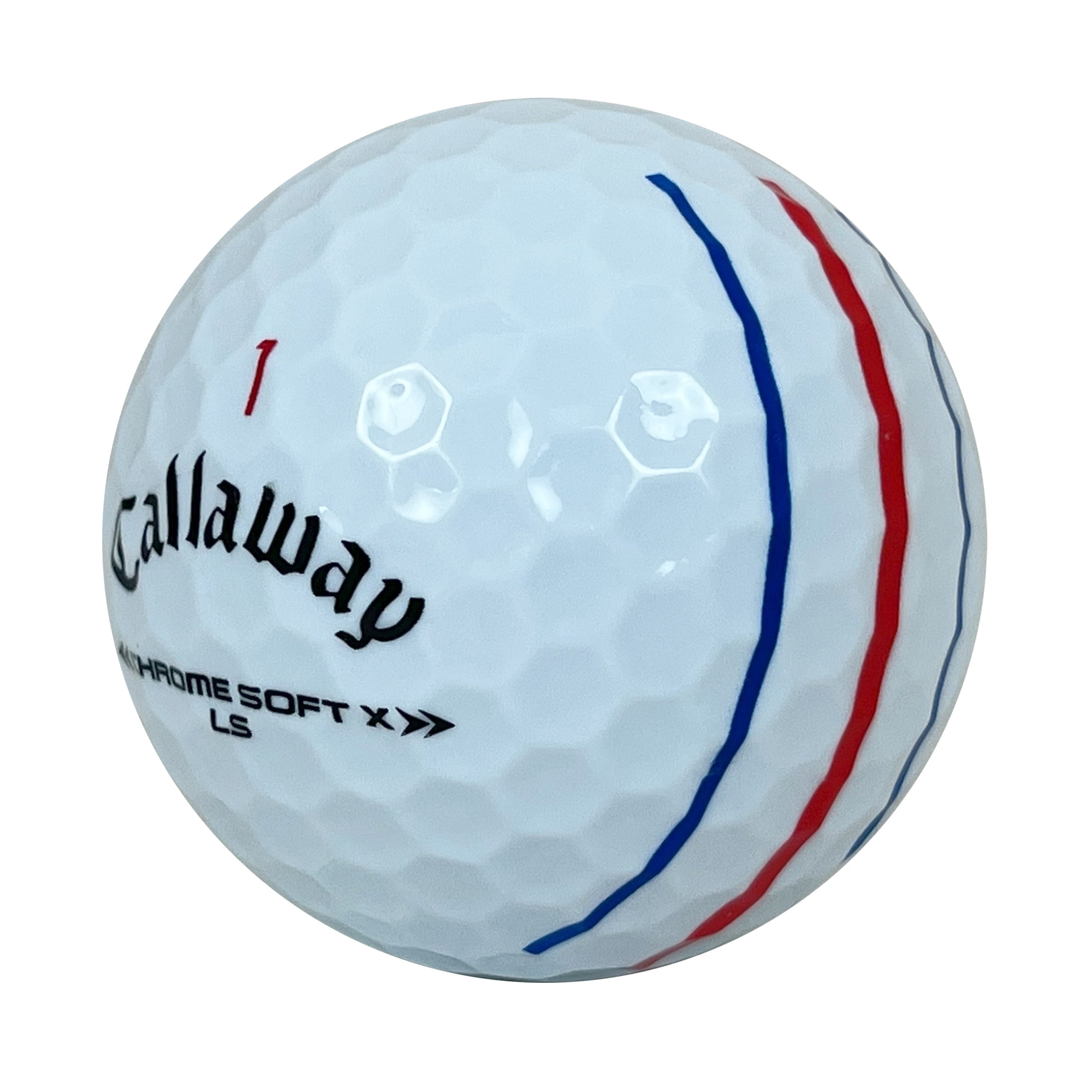 24 Callaway Chrome Soft X LS Triple Track Pristine Recycled Golf Balls ...