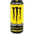 Monster Rehab Lemonade + Tea Energy Drink, 16 fl Oz , 24 Cans Pack ...