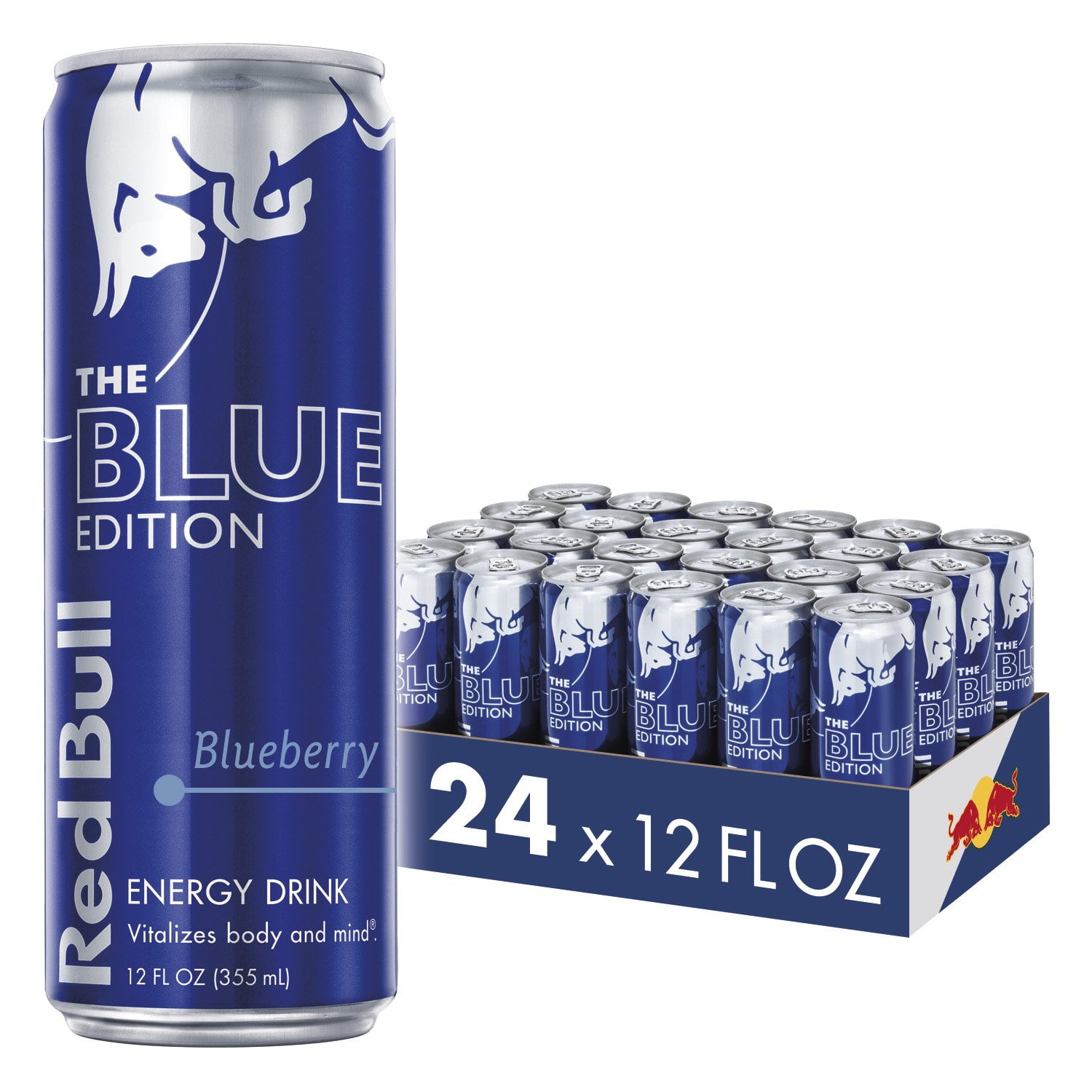 Red Bull Blue Edition Energy Drink - Blueberry Flavor, 12 fl oz - Pack ...