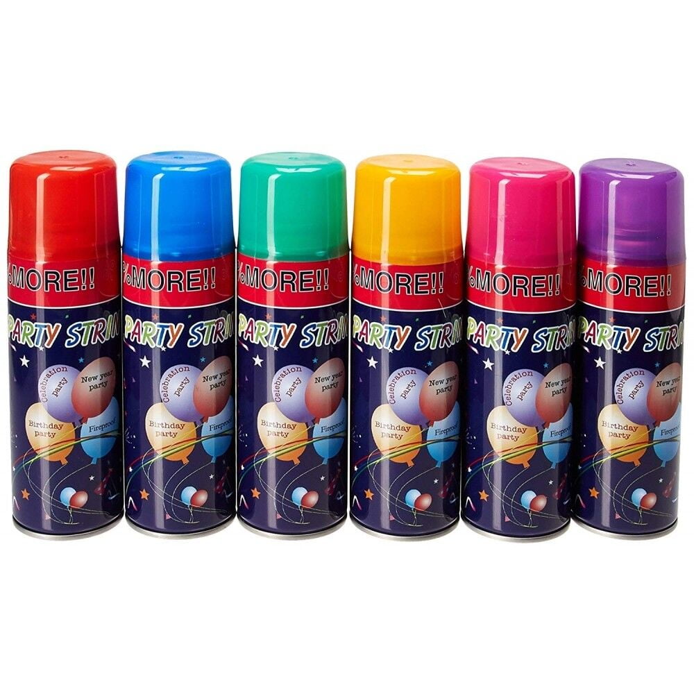 24 Cans per pack Blue Box Party String - not Silly String - Walmart.com