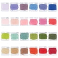 24 Cards 24 Colors 6-Ply Polyester Embroidery Floss Stitch Threads ...