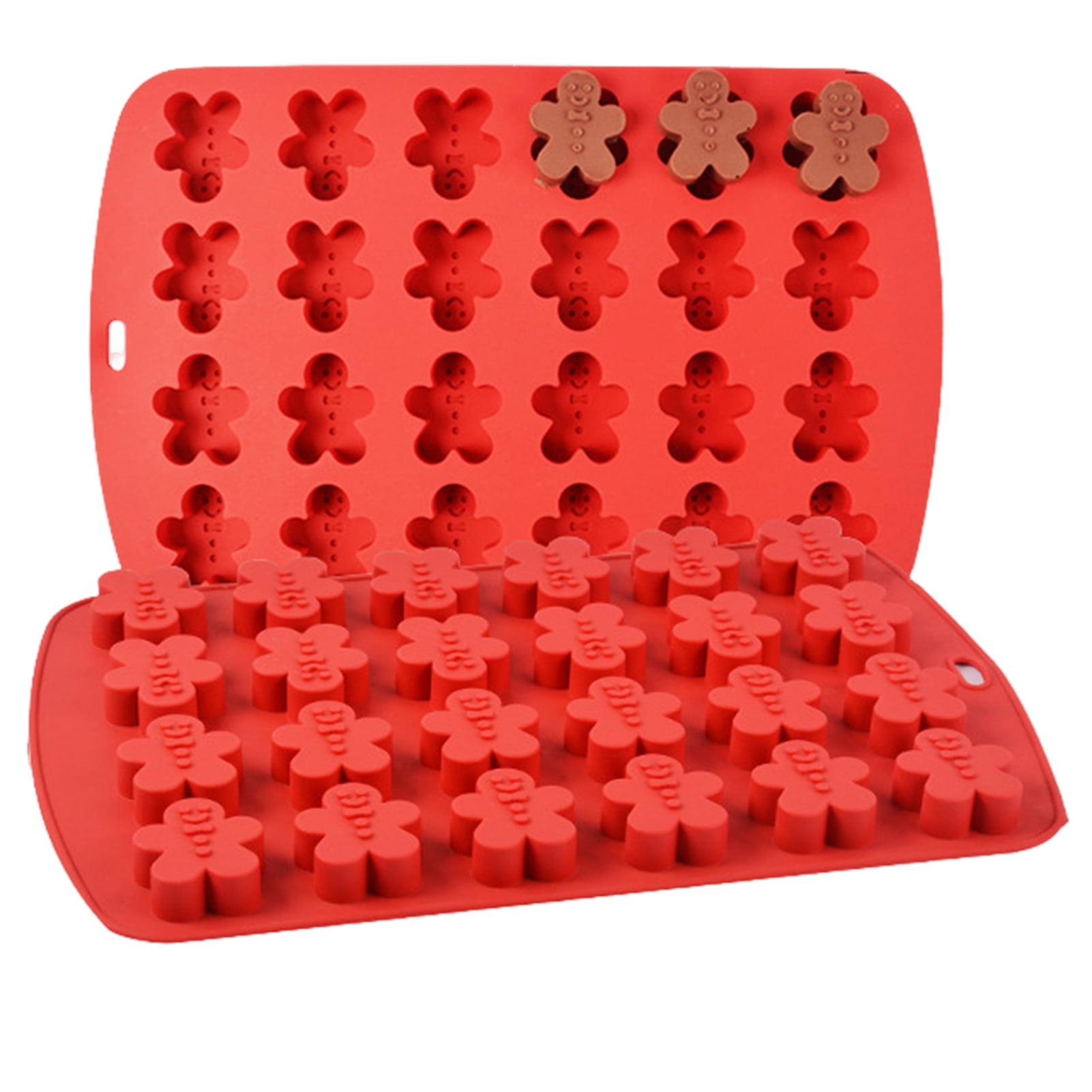 24 Cavities Candy Chocolate Mold Non-stick Christmas Candy Snowflake ...