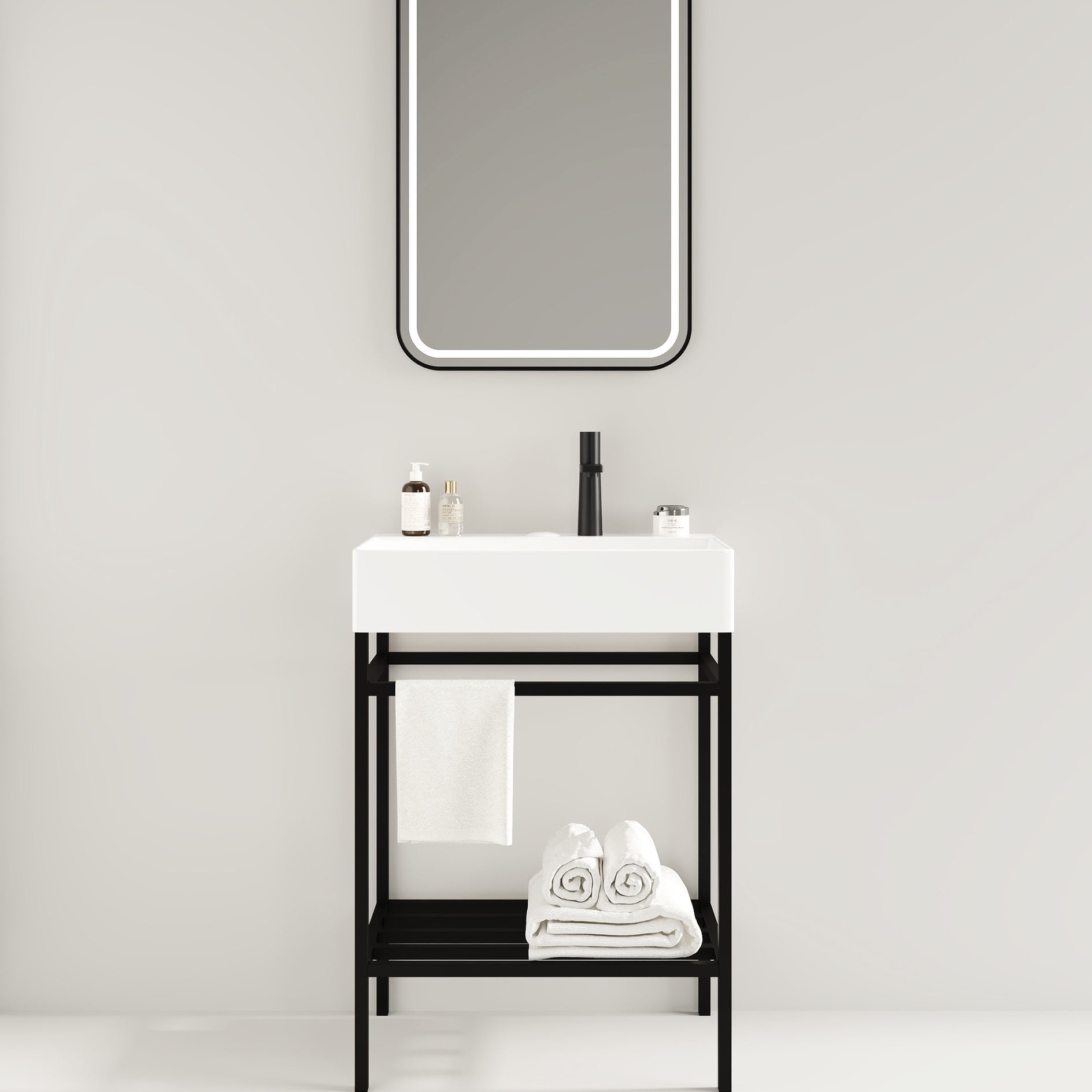 Flat - pack for easy transport / Bathroom renovation / Portable vanity ...