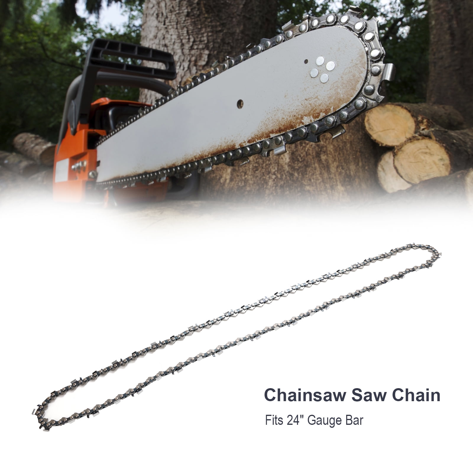 24" Chainsaw Saw Chain 325 pitch .058 gauge 94DL Drive Links Spare ...