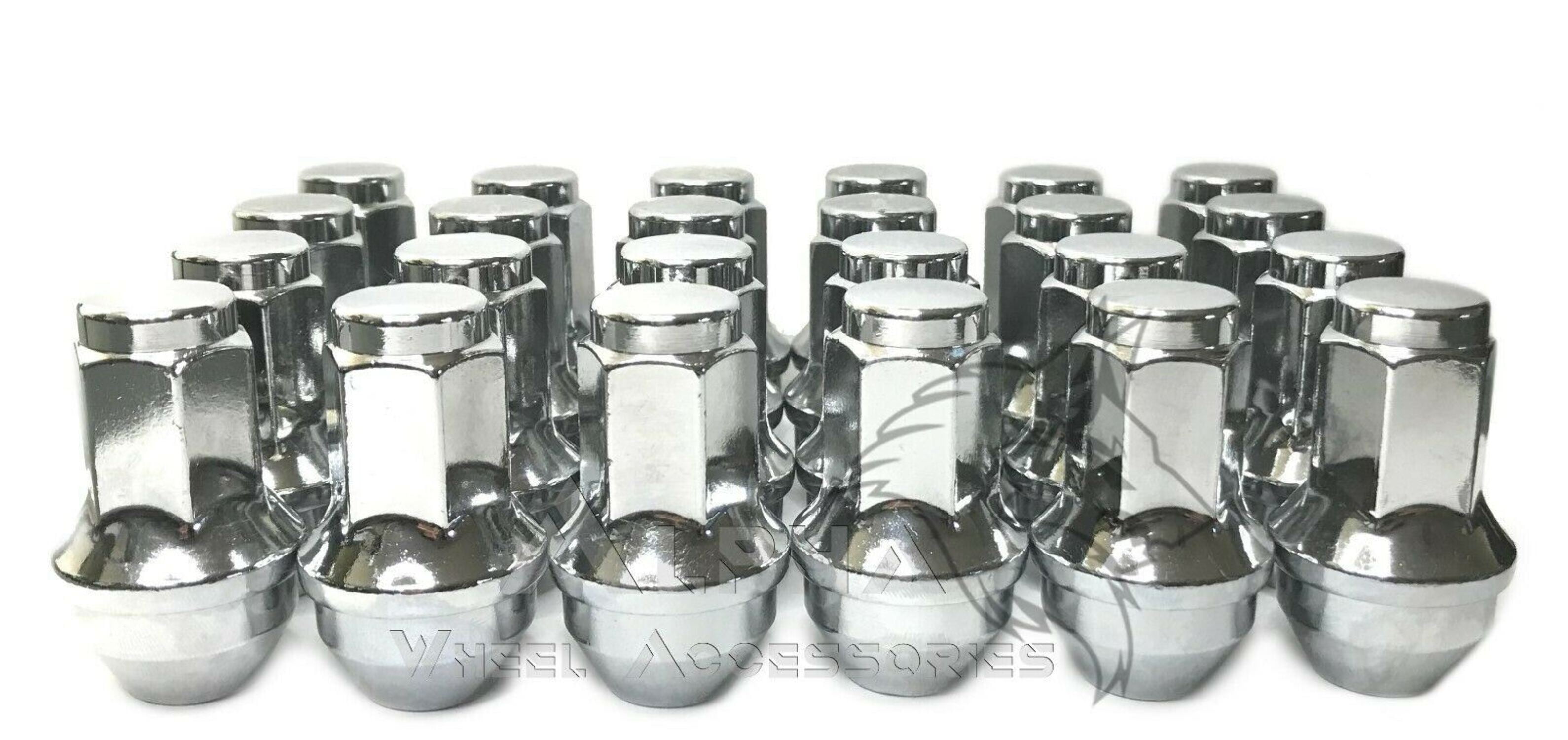 24 Chrome 14x2.0 OEM Factory Style Lug Nuts For 2004-2014 Ford F-150 Expedition - Walmart.com