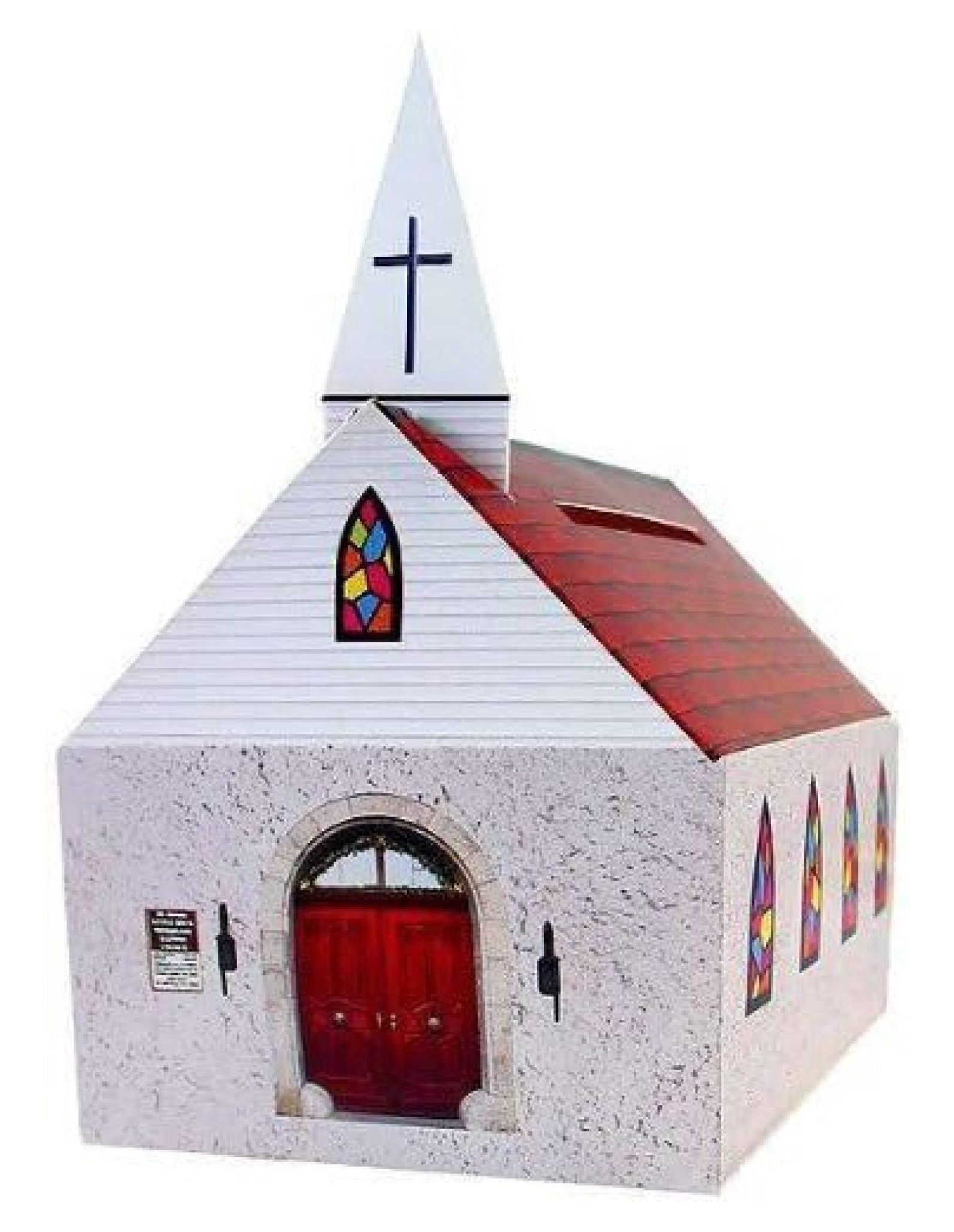 24 Church Shaped Donation Cardboad Banks Package of 24 - Fundraising ...