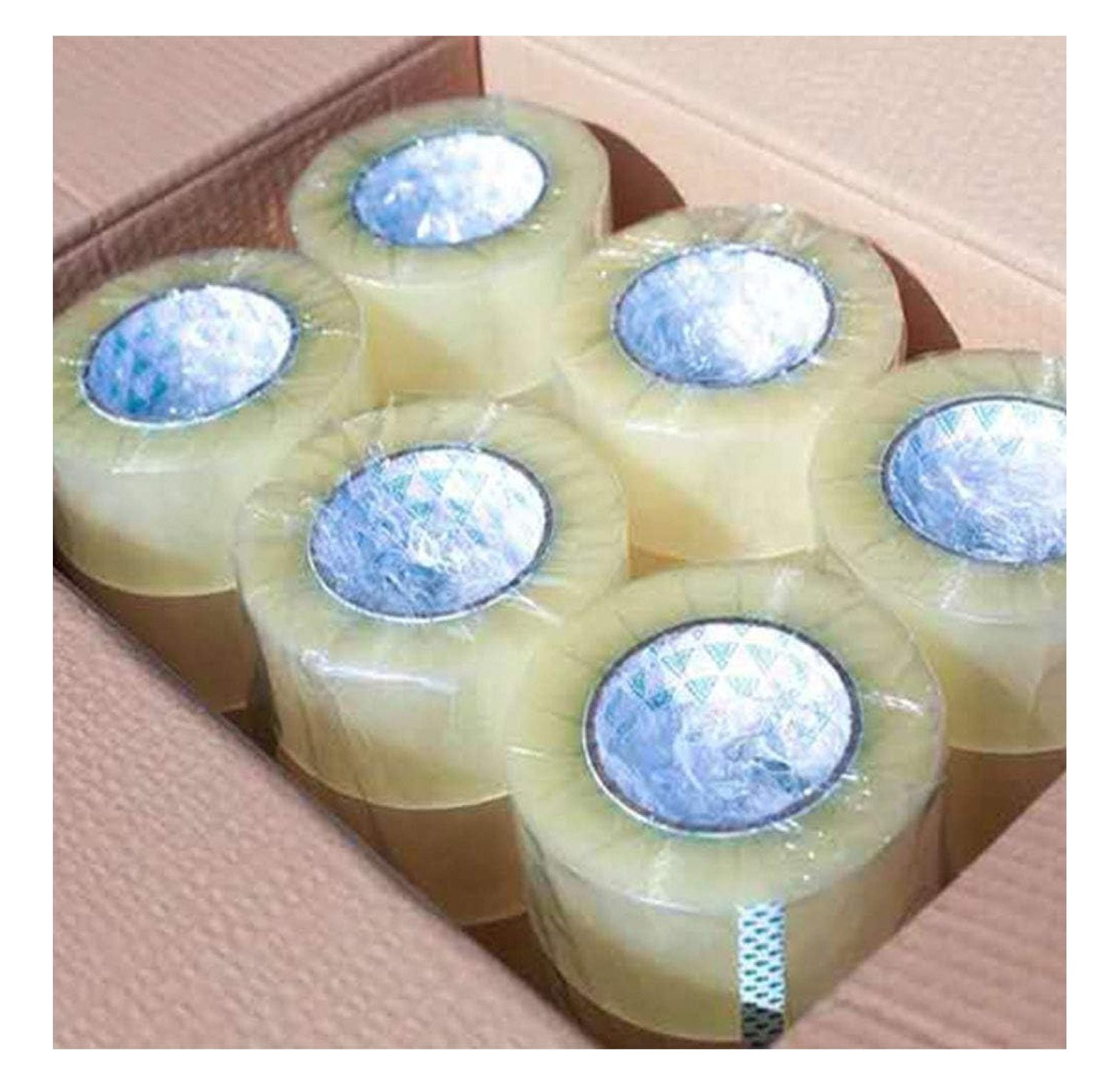 24 Clear Packing Tape 3" x 110 Yards Strong Heavy Duty Sealing Adhesive ...