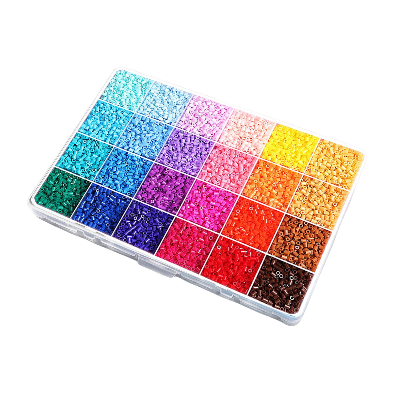 24 Color Mini Fuse Beads Refill Kit, Small Beads for Kids DIY Crafts ...