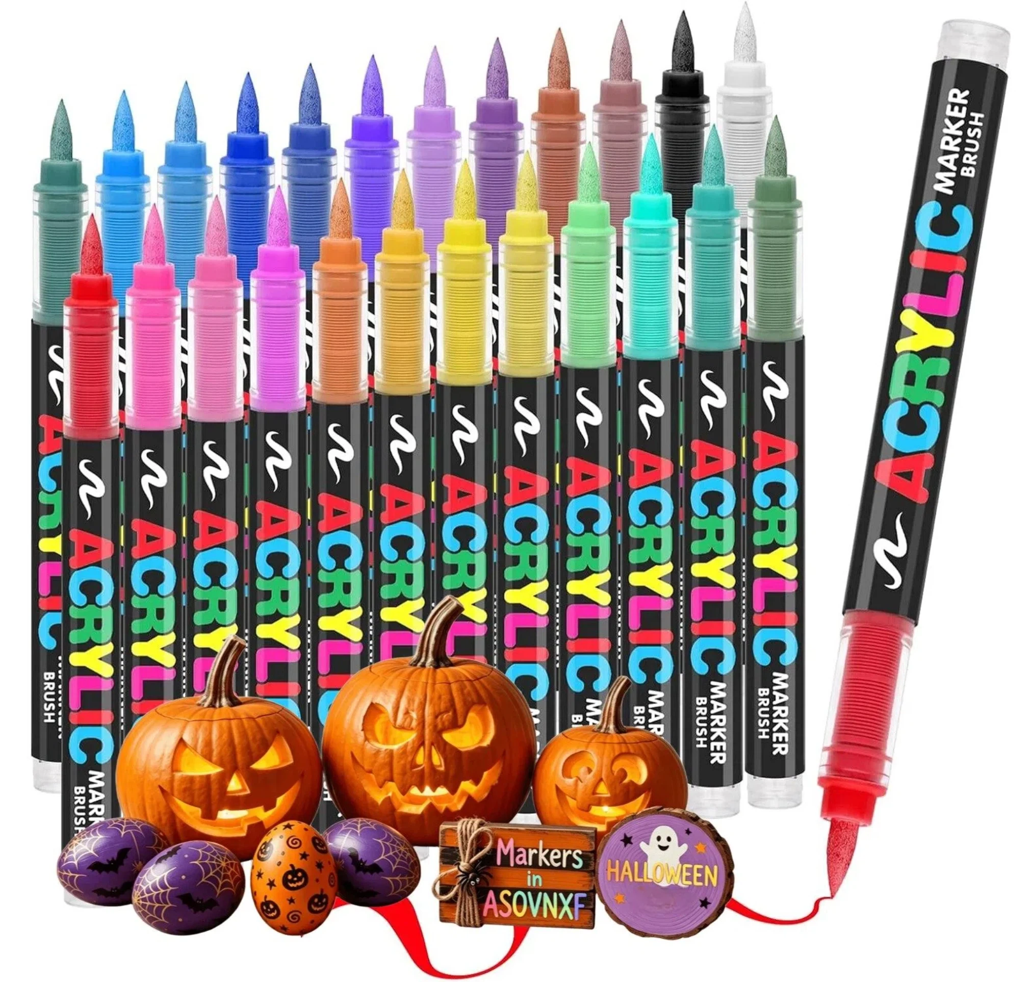 24-Color Acrylic Markers | Markers for art supply stores - Walmart ...