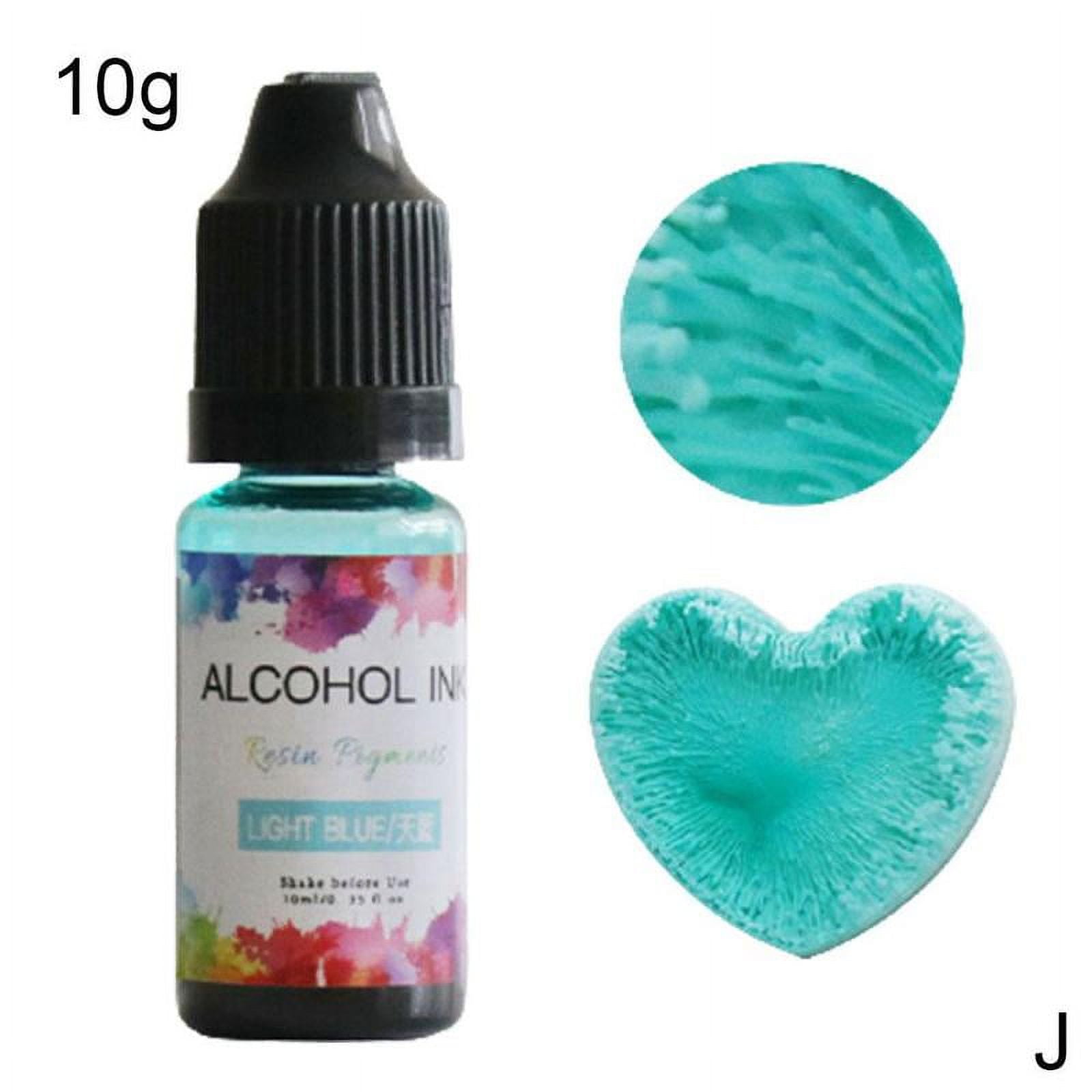 24 Colors Epoxy UV Resin Ink Pigment Liquid Colorant Kit Set DIY Dye ...