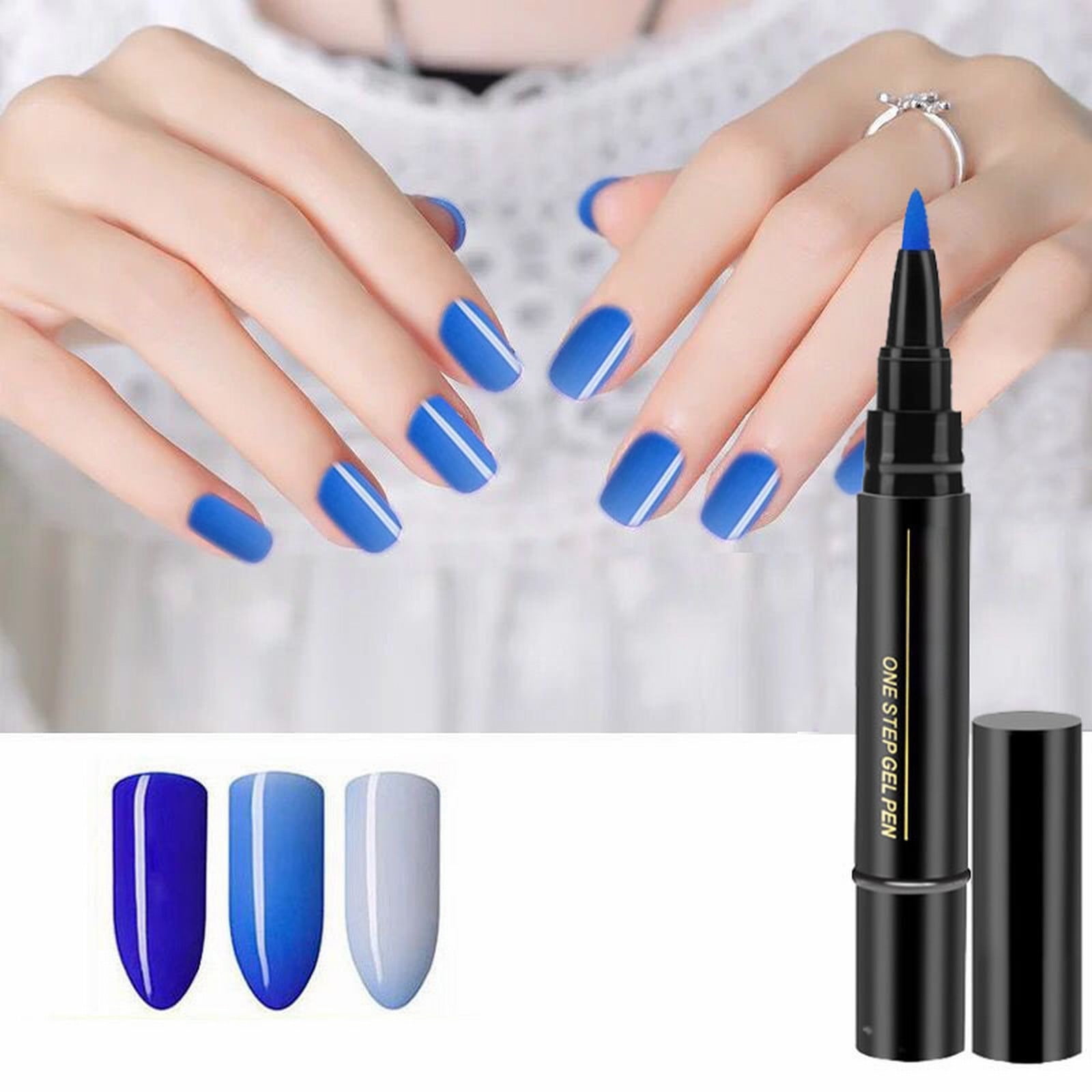 24 Colors Fast And Convenient Manicure Nail Polish Gel Pen Nail Polish ...