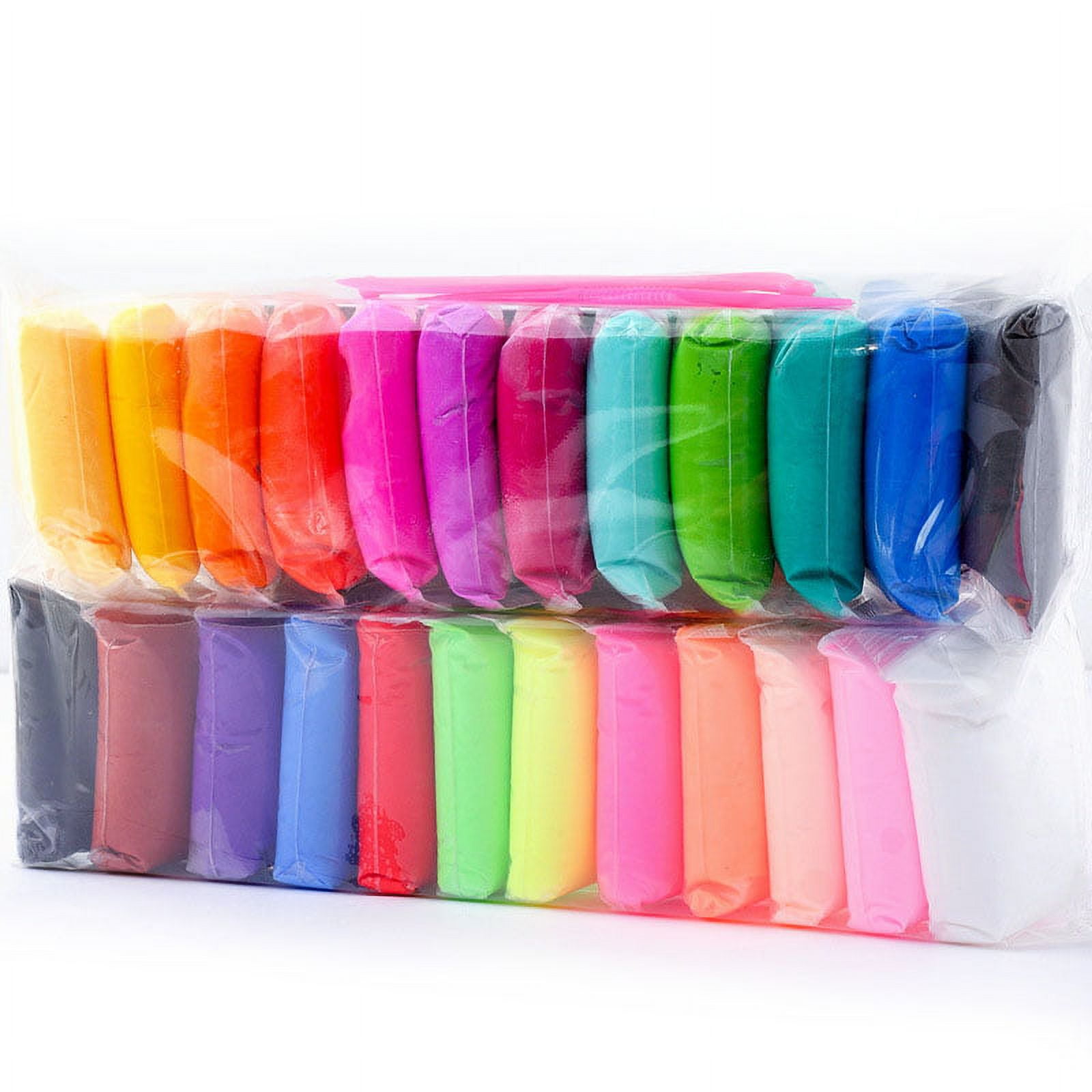 24 Colors Plasticine DIY Plasticine for Children Education Super Light ...