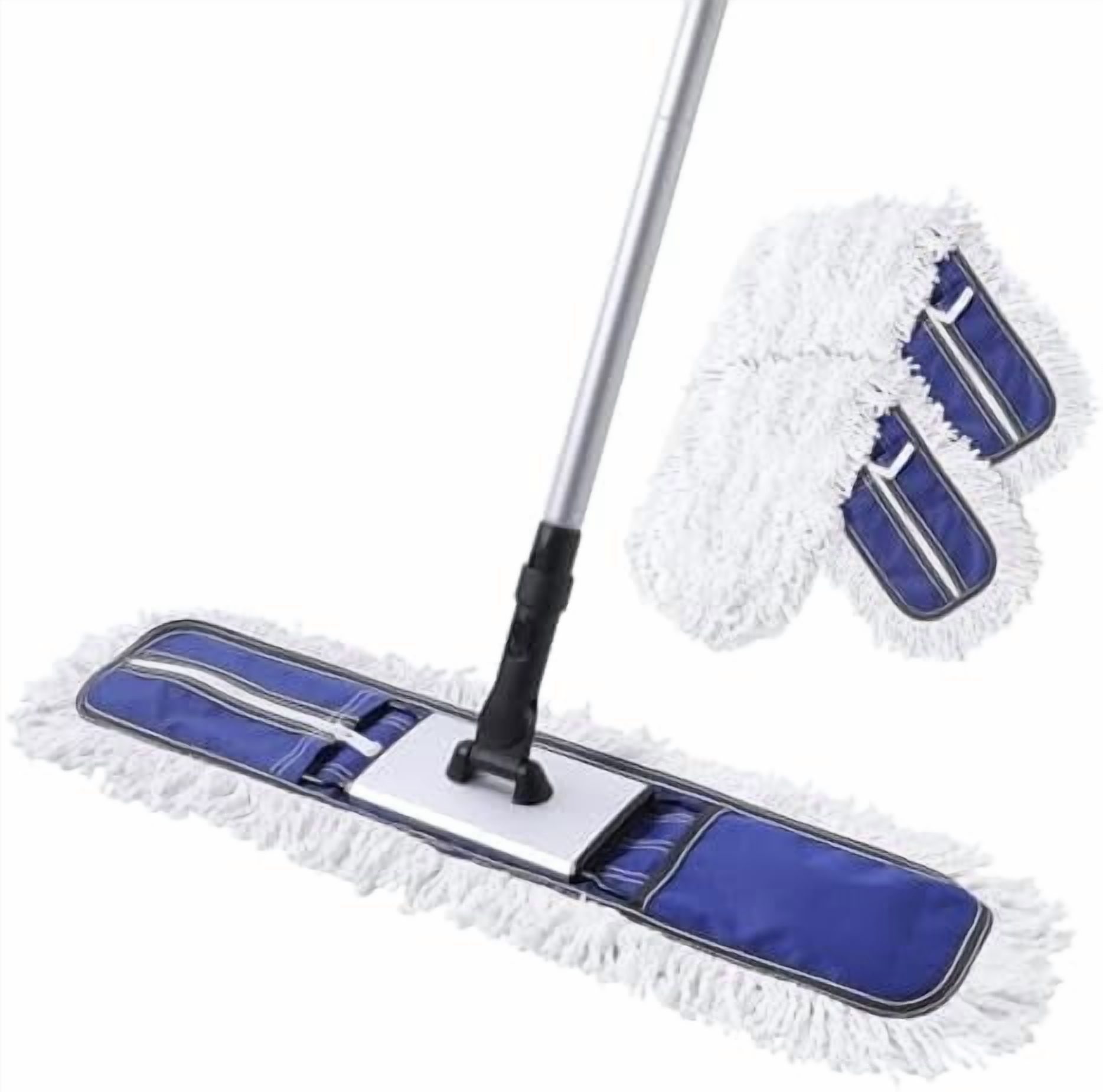 24" Commercial Dust Mop for Floor Cleaning, Heavy Duty Duster Floor Mop ...