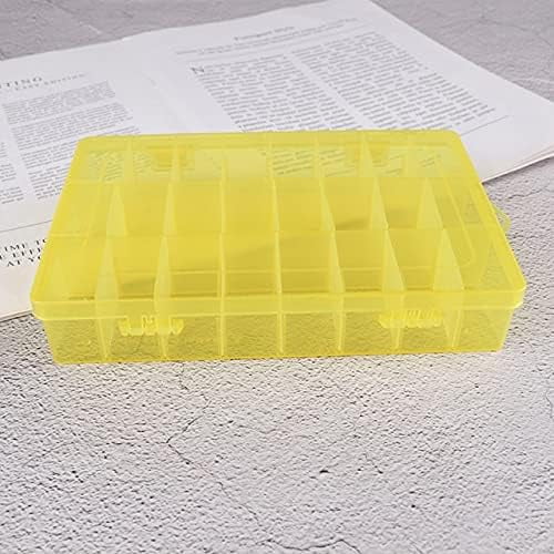 24 Compact design Grids Plastic Jewelry Beads Pills Nail Tips Storage ...