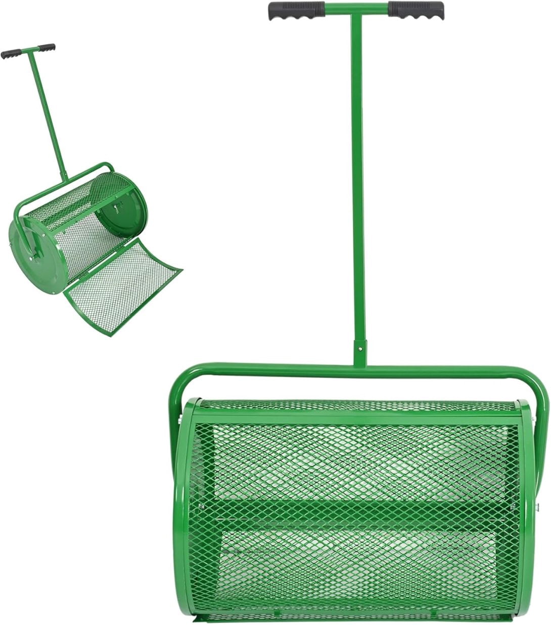 24 in Compost Spreader Peat Moss Spreader T-Shaped Handle for Planting ...