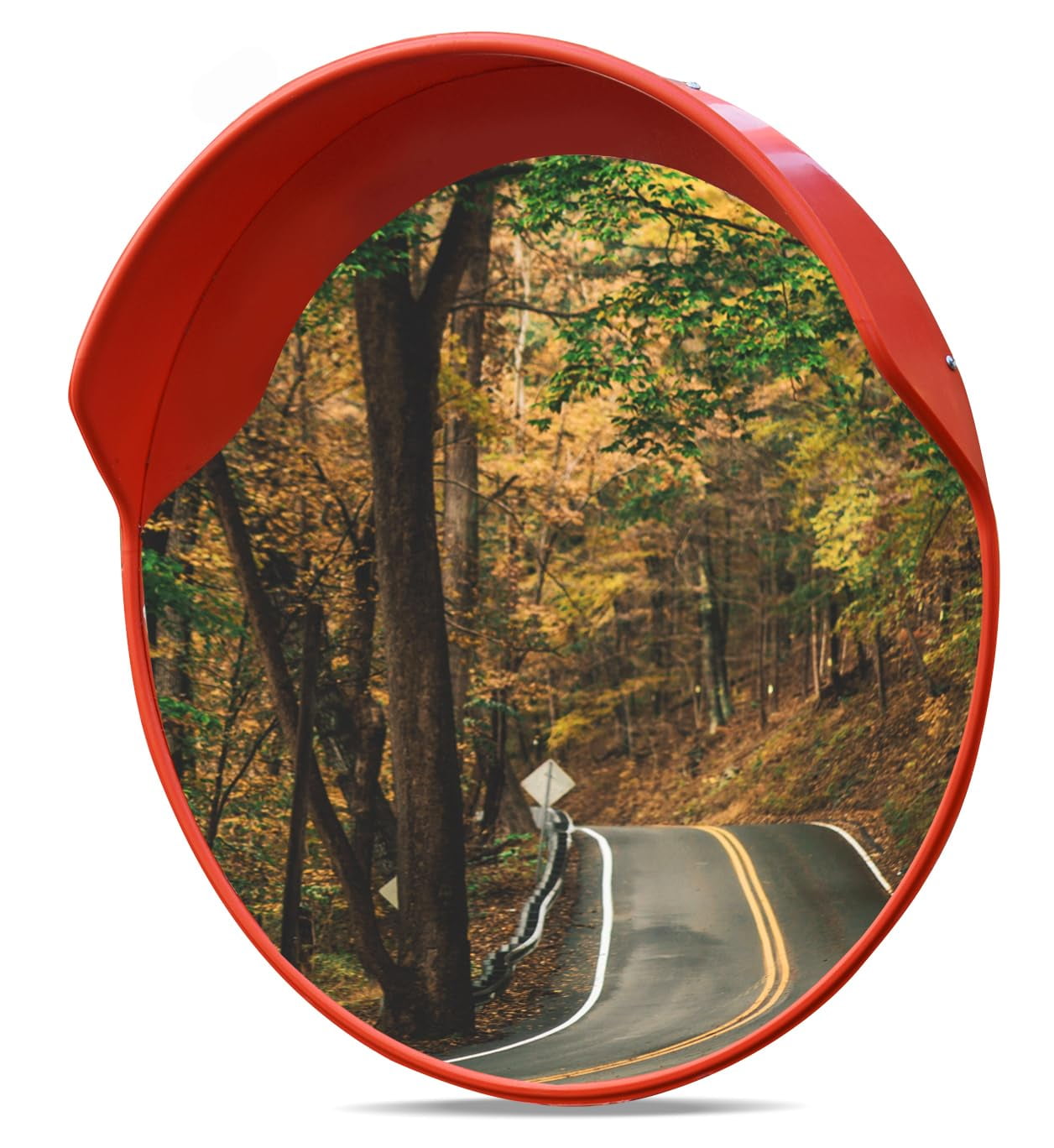 24" Convex Safety Mirror for Driveway Parking Lot, 160° Wide View ...