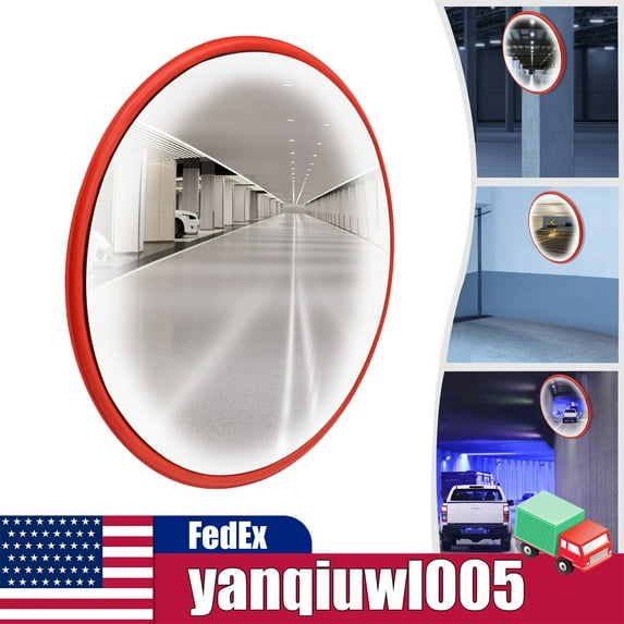24" Convex Traffic Mirror Garage Parking Blind Spot Safety Corner Road ...