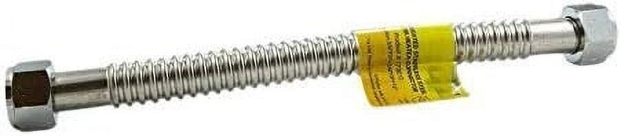 24" Corrugated Stainless Steel Flexible Water Line - 1" Female NPT ...