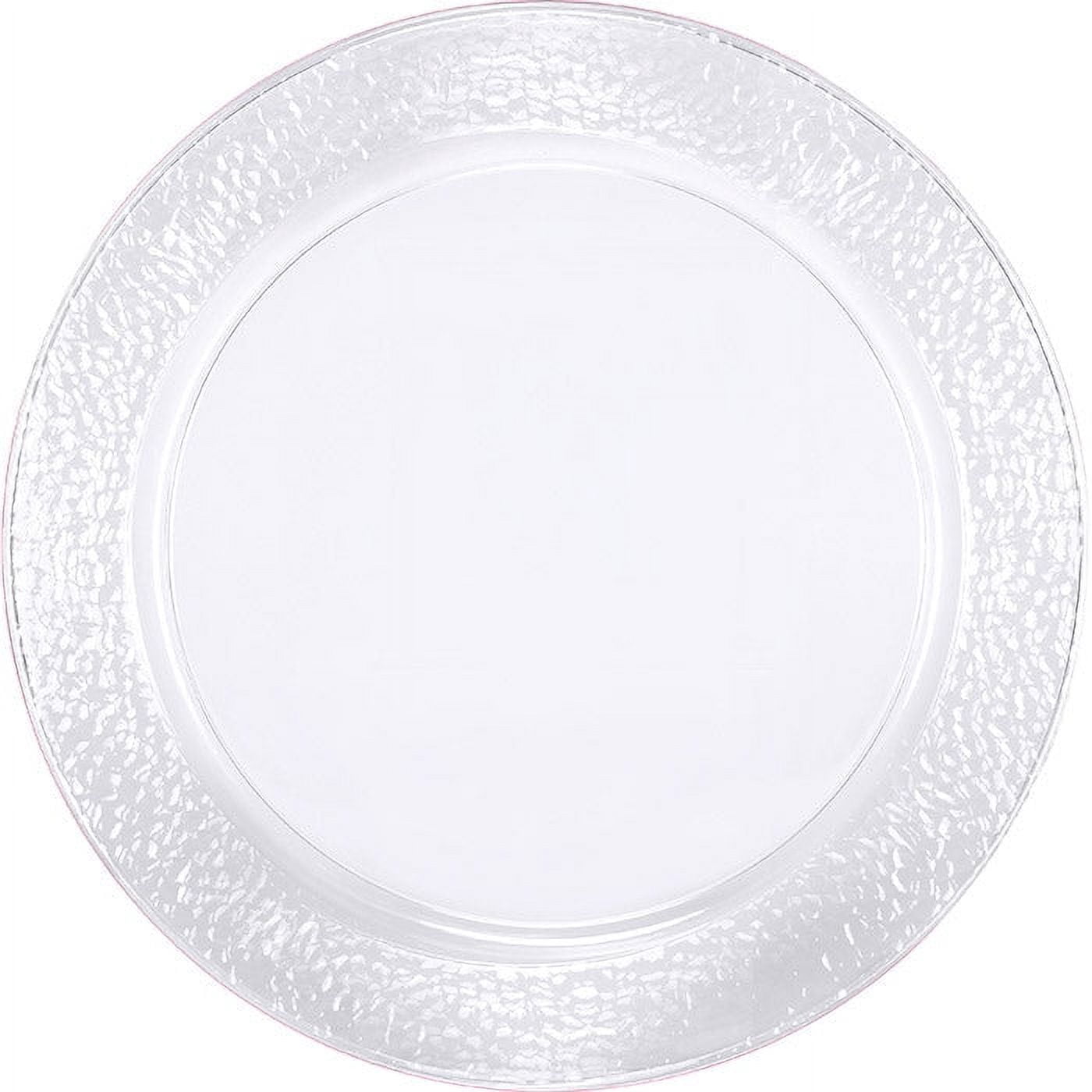 24 Count Bulk Pack Clear Pebble Plastic Trays - Walmart.com