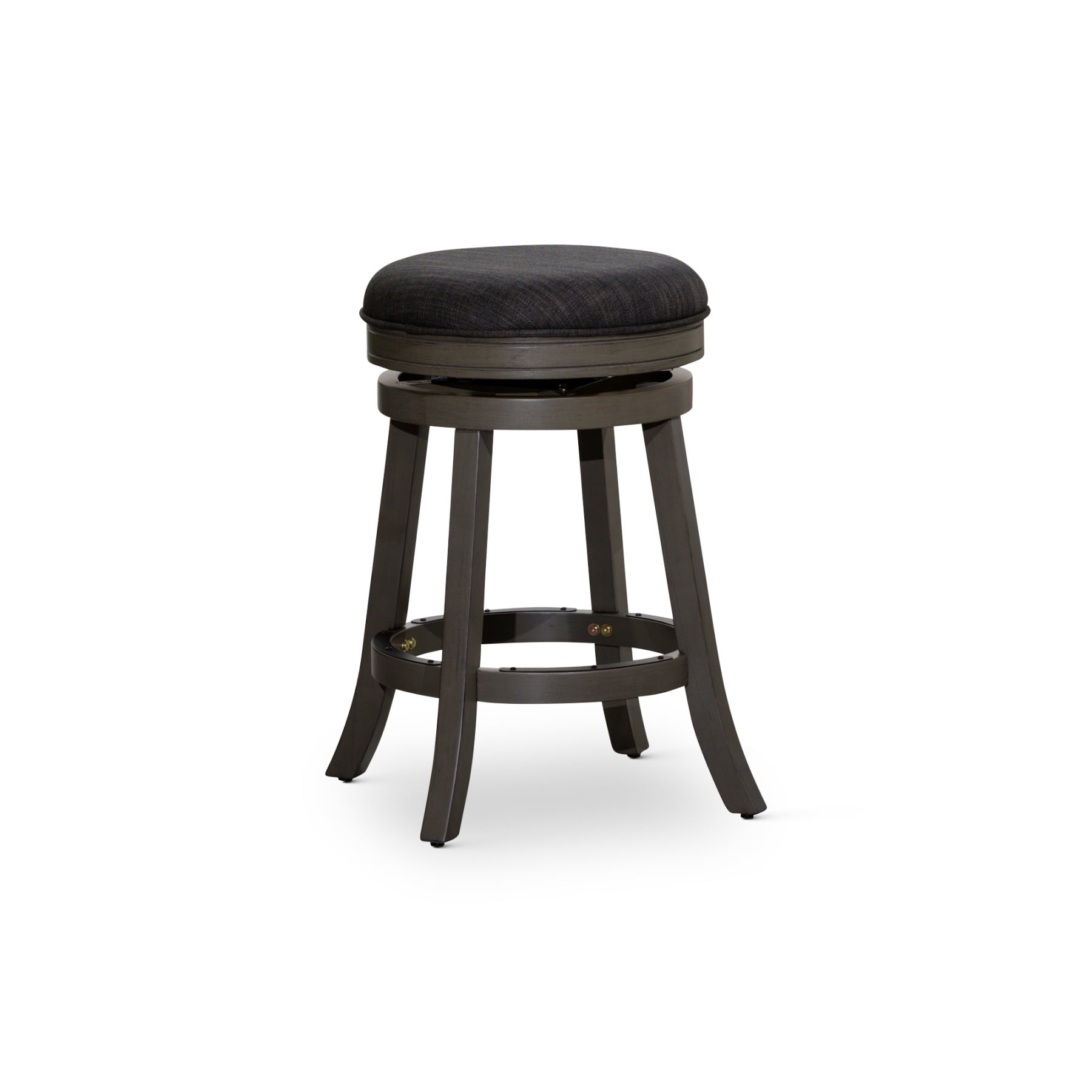 24" Counter Height Barstools, Backless Swivel Bar Stools with ...