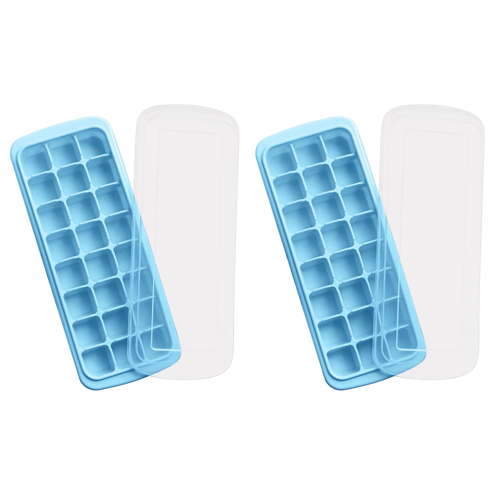 24 Cubes Ice Tray Ice Cubes Tray 2pc Ice Cube Tray for Tumbler Cup ...