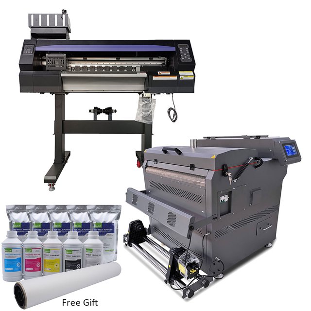 "24"" DTF Digital Printer, Powder Shaker, Dryer Machine with Free Printing Supply Pack ...