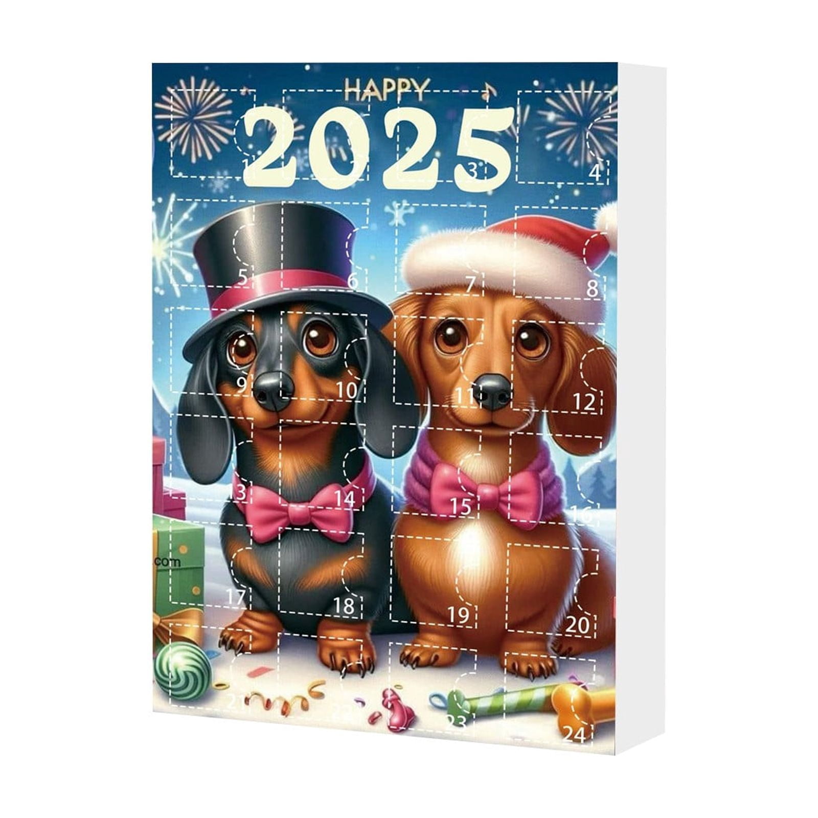24-Day Christmas Countdown for Dog Lovers – Dog Advent Calendar with 24 ...