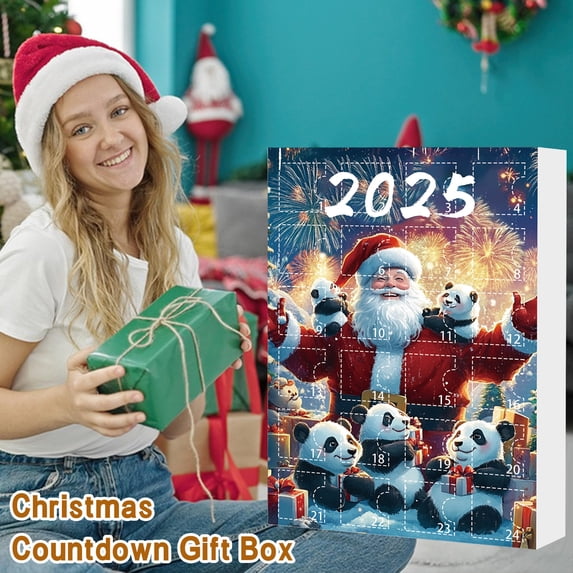 24 Days Christmas Advent Calendar, Countdown Calendar 2D Flat Acrylic ...