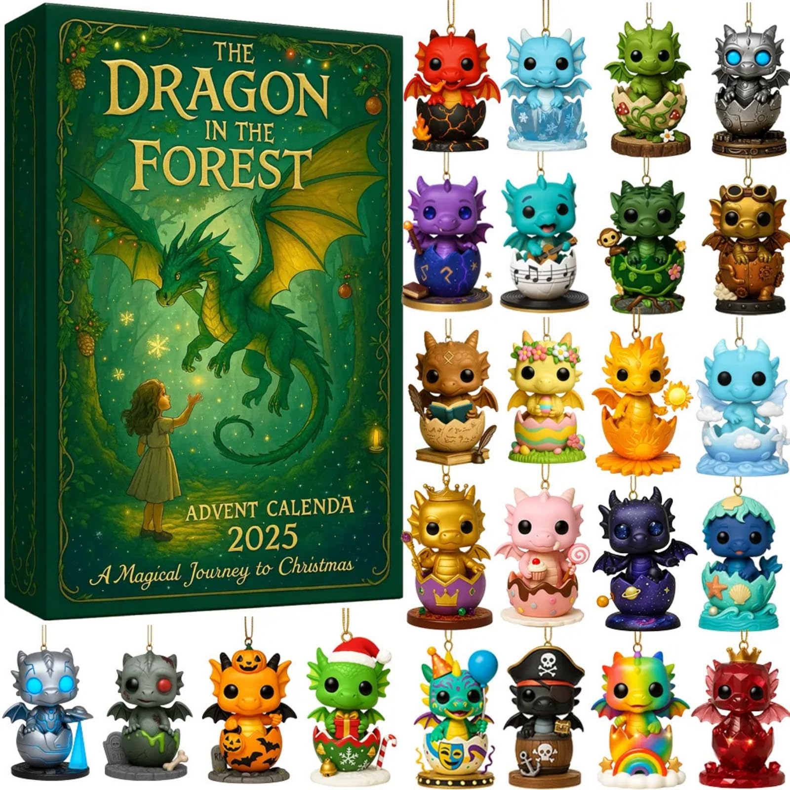 24 Days * the Dragon in the Forest Advent Calendar 2025, Funny 2025 ...