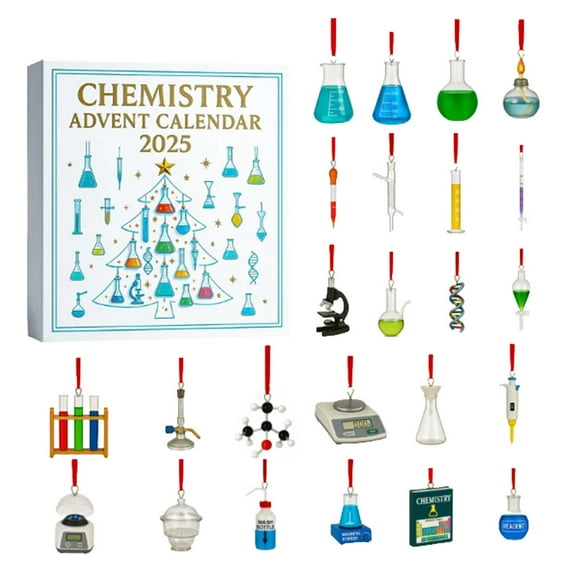 24 Days of Chemistry Christmas Surprise Gift Box, Science Themed Advent ...